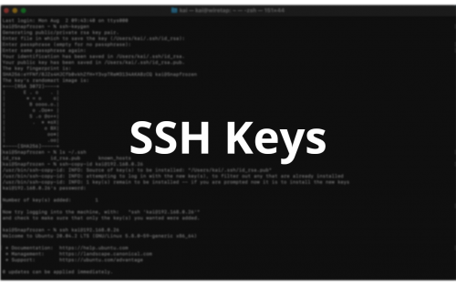 How to setup and use SSH keys - Snapfrozen